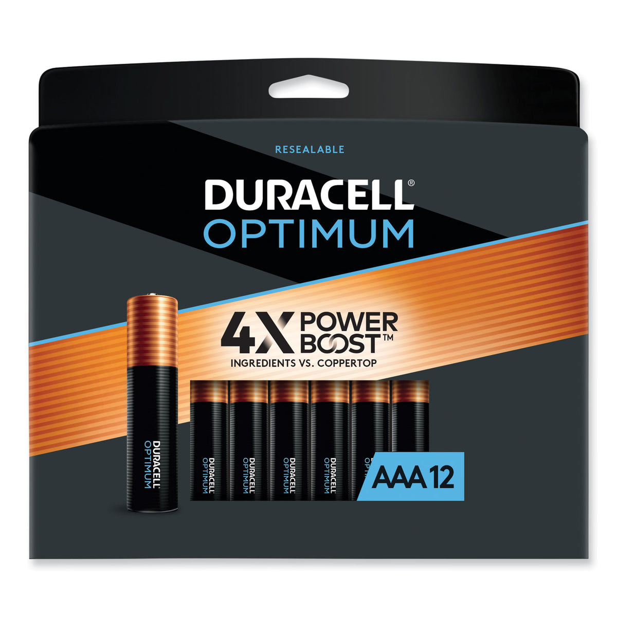 PACK/12: Optimum Alkaline AAA Batteries, 12/Pack – BlueSky Supplies