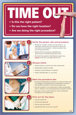 Each/ Time Out Poster – BlueSky Supplies