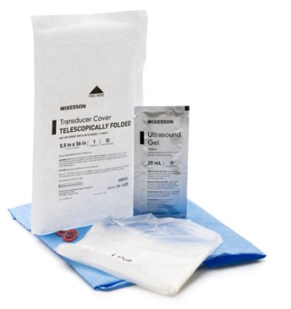 Ultrasound Transducer Cover Kit McKesson 5-1/2 X 36 Inch Polyurethane ...