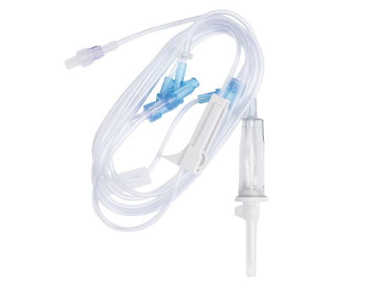 Primary IV Administration Set SafeDAY™ 15 Drops / mL Drip Rate 112 Inc ...